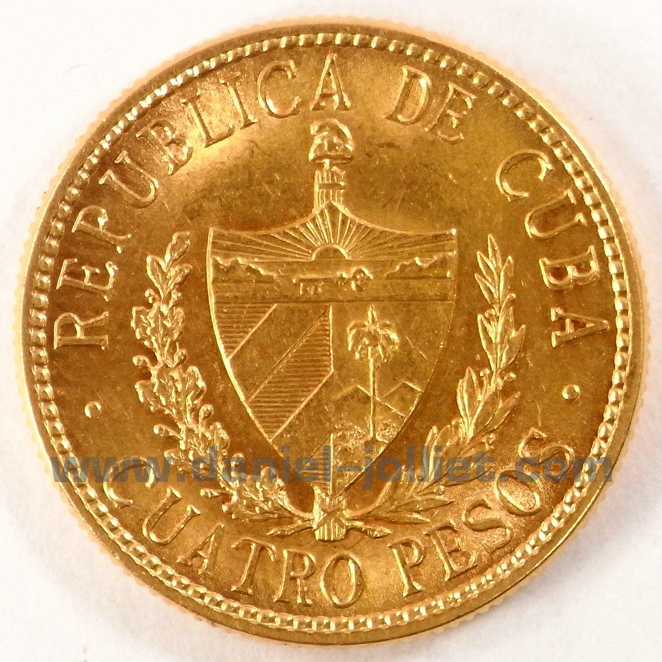 4 Pesos 1916 | Prix 967.55 CHF | Cuba, Monde | Acheter maintenant