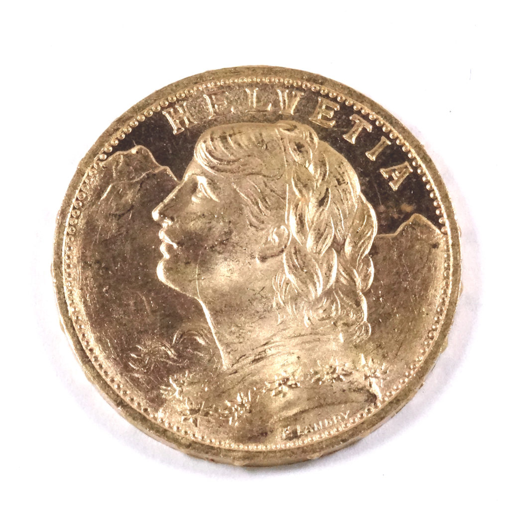 Vreneli 20 Frs 1930 | Prix 740.35 CHF | 20 francs Vreneli, Suisse ...