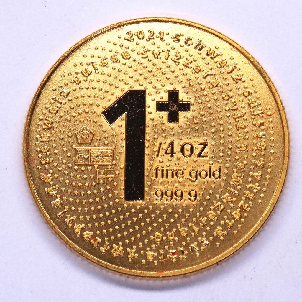 1/4 oz Swiss One Plus 2021 | Prix 1'151.30 CHF | Plaquettes et lingots ...