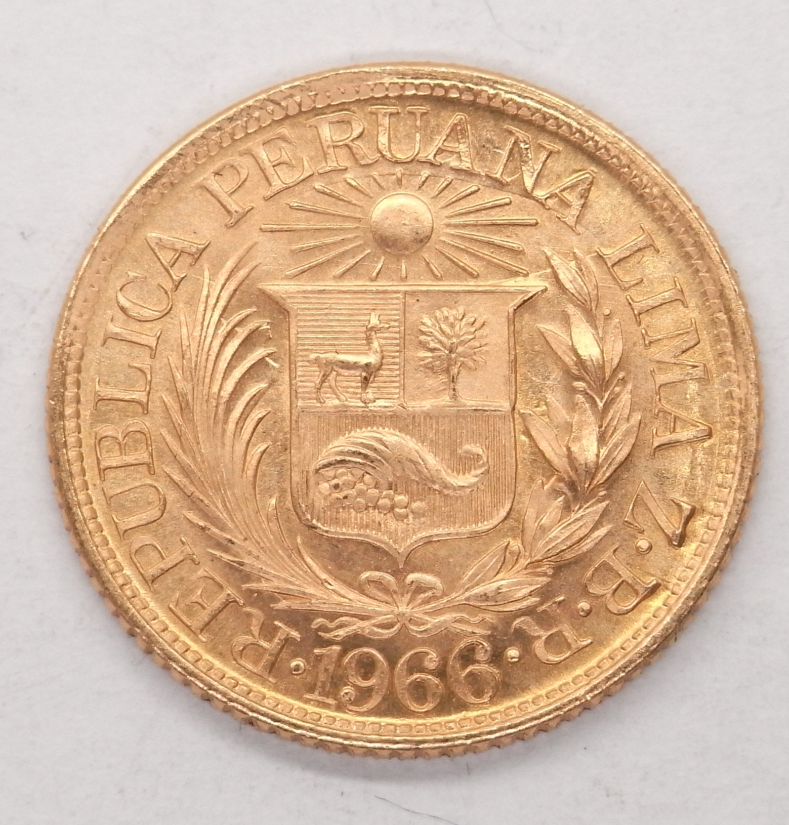 1/2 Libra 1966 | Prix 502.25 CHF | Monde, Perou | Acheter maintenant